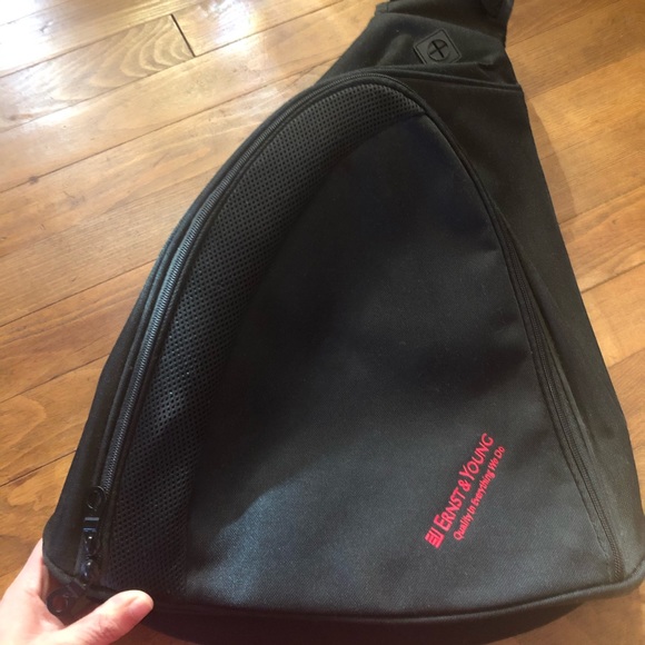 Bags | Ernst Young Asymmetrical Backpack New | Poshmark